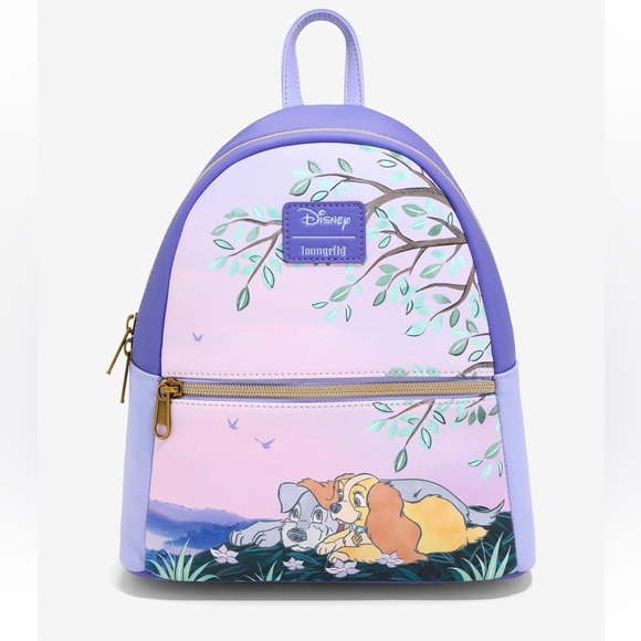 Loungefly | Bags | Nwt Loungefly Disneys Lady And The Tramp Purple ...